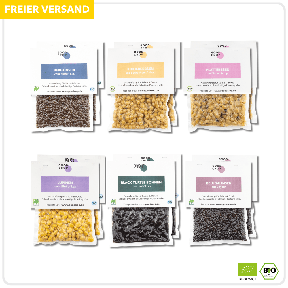 Bonkers for Beans Box - 6x2 verzehrfertige Hülsenfrüchte aus ...